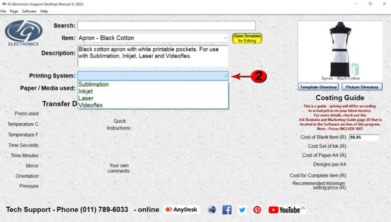 Support Pack | JG Electronics